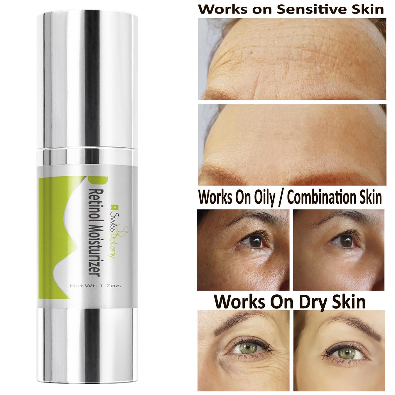 Retinol Moisturizer, 1.7 oz – swissbotany